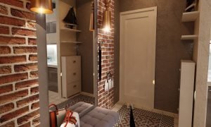 Дизайн прихожей 2 на 2 м и коридора 3,4,5,6,7,8 и 9 кв м +95 фото