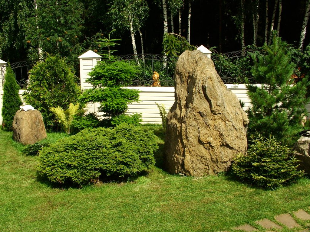 Камни для ландшафтного дизайна +50 фото примеров