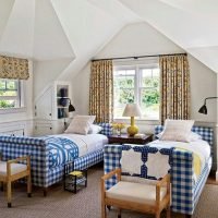 Клетка в интерьере: обои, текстиль, мебель +75 фото примеров